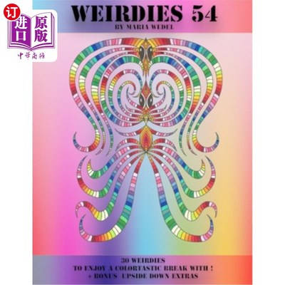 海外直订Weirdies 54: Color A Weirdie A Day ! 怪人54：每天给怪人涂颜色！