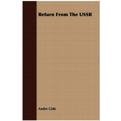 现货 安德烈 纪德 从苏联归来 Return from the USSR 英文原版 Andre Gide【中商原版】