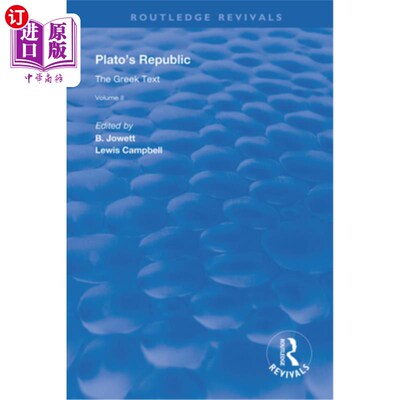 海外直订Plato's Republic (Vol 2): The Greek Text 柏拉图的理想国(第二卷):希腊文本