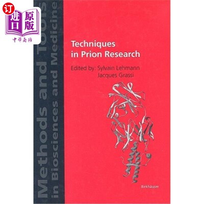 海外直订医药图书Techniques in Prion Research 朊病毒研究技术“，