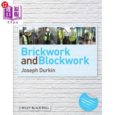 海外直订Brickwork and Blockwork 砌砖和砌块