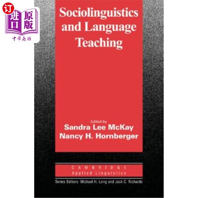 海外直订Sociolinguistics and Language Teaching 社会语言学和语言教育