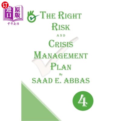 海外直订The Right Risk and Crisis Management Plan 正确的风险和危机管理计划