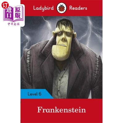 海外直订Ladybird Readers Level 6 Frankenstein 瓢虫读者六级弗兰肯斯坦
