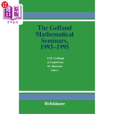 海外直订The Gelfand Mathematical Seminars, 1993-1995 Gelfand数学研讨会，1993-1995年