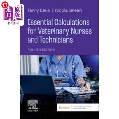 海外直订医药图书Essential Calculations for Veterinary Nurses and Technicians 兽医护士和技术人员基本计算