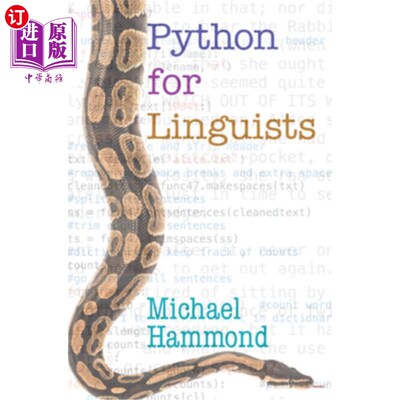 海外直订Python for Linguists Python的语言学家