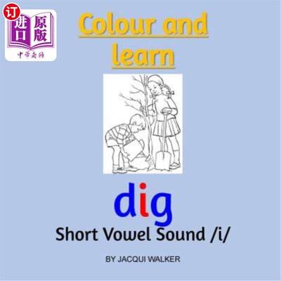 海外直订Short Vowel Sound /i/ (British English): Colour & learn 短元音/i/（英国英语）：颜色与学习