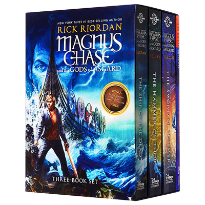 【中商原版】马格纳斯与仙宫之神3本套装 英文原版 Magnus Chase and the Gods of Asgard Paperback Boxed Set Rick Riordan