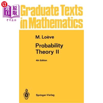 海外直订Probability Theory II 概率论II