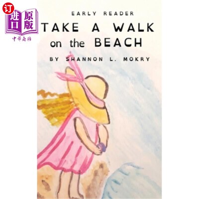 海外直订Take a Walk on the Beach: Dyslexic Edition 在海滩上散步：诵读困难症版