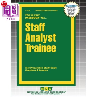 海外直订Staff Analyst Trainee 实习分析员