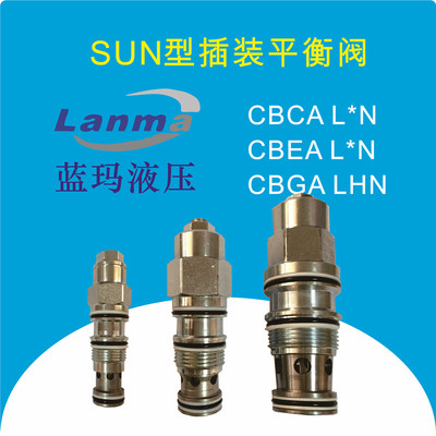 SUN型插装平衡阀 压力抗衡阀CBCA Y B G   CBEA Y A G CBGG Y A G
