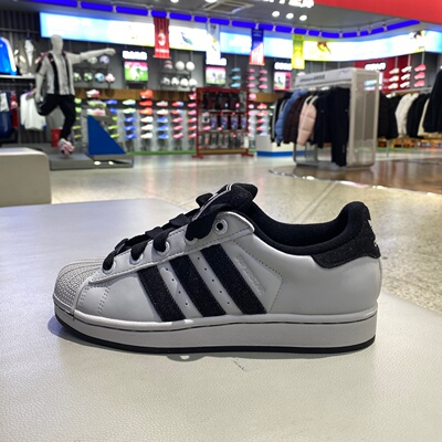 阿迪达斯2025新款男女款低帮舒适贝壳头运动休闲板鞋T头鞋JP8760