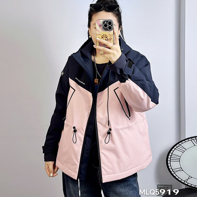 大码女装冬季冲锋衣棉衣外套