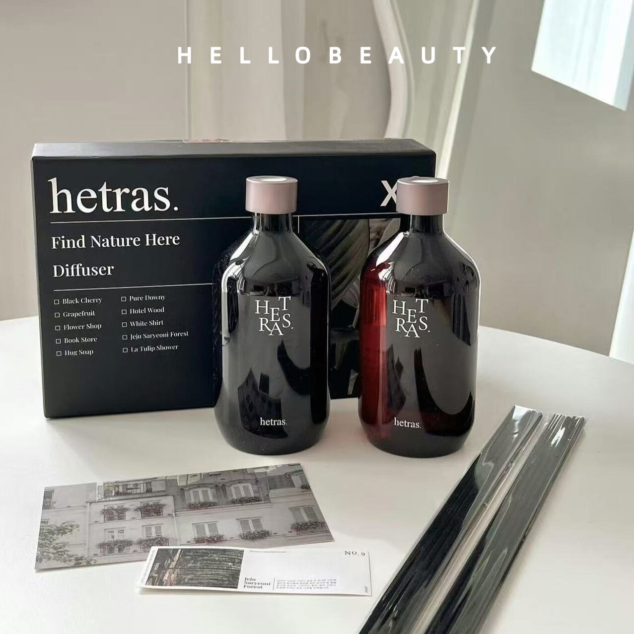 巨好闻韩国hetras香薰室内持久高级木香权志龙GD同款无火檀香卧室