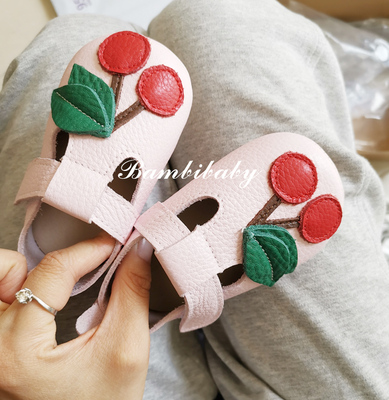 bambi定制秋大樱桃学步鞋