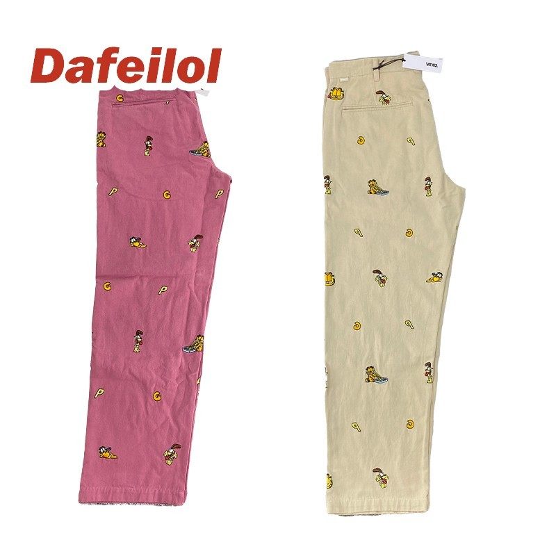 现货 Palace 21FW GARFIELD WORK PANT 加菲猫联名 牛仔裤