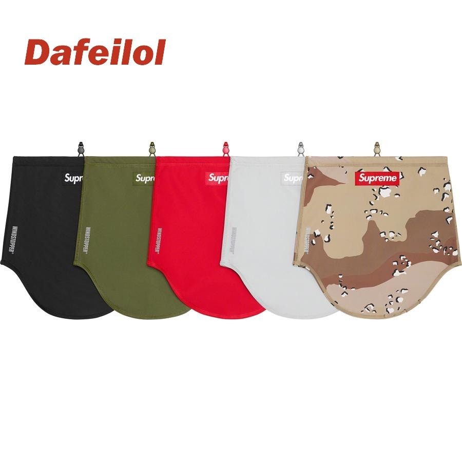 现货 Supreme 22FW WINDSTOPPER Neck Gaiter 防风 围脖 围巾