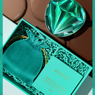 DRAWSHE玖皙蓝钻石臻颜持妆三合一养肤气垫霜气垫粉扑气垫bb遮瑕