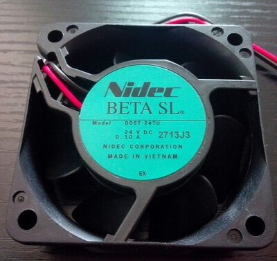 NIDEC D06T-24TU 6025 24V 0.1A 6cm散热FW074-0354E11风扇12V