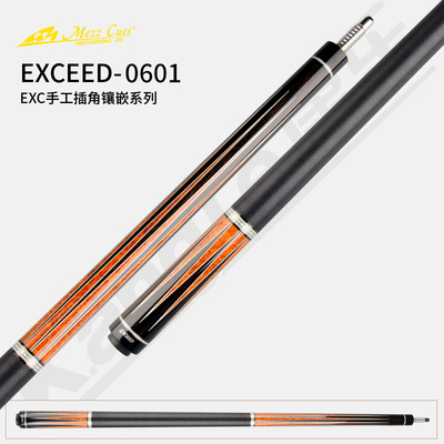 mezz中式黑八九球杆大头台球杆