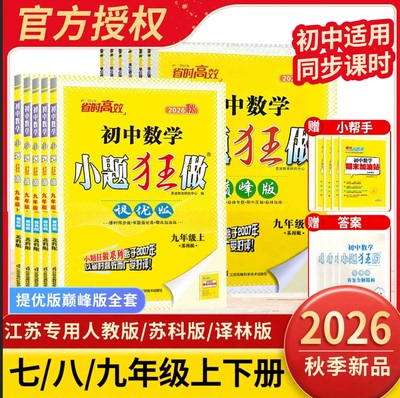 小题狂做七八九年级下册上册