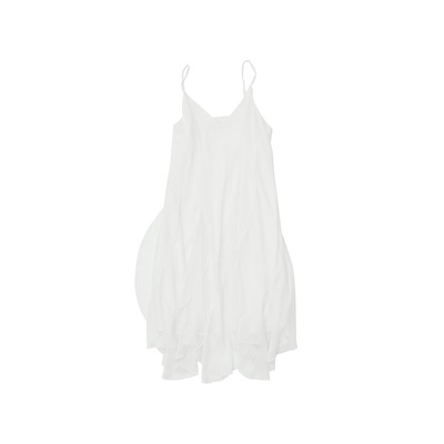 春季新款休闲简约荷叶边吊带长裙