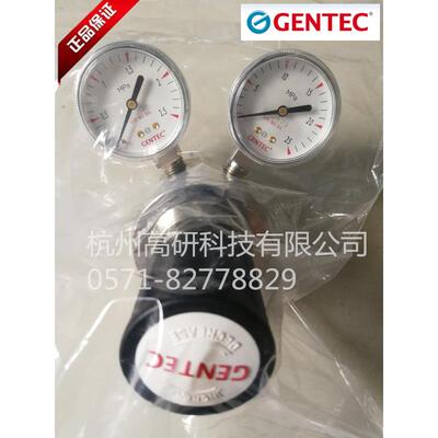 美国捷锐GENTEC铜电镀减压器R22BGK 不锈钢R22SLGK减压表 实验室