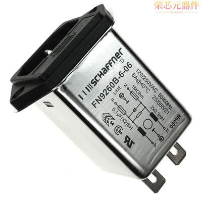 FN9260B-6-06原装「PWR ENT MOD RCPT IEC320-C14 PNL」正品