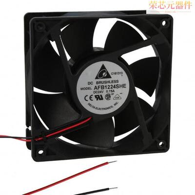 AFB1224SHE原装「FAN AXIAL 120X38MM 24VDC WIRE」正品