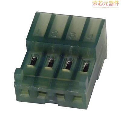 3-643816-4 连接器「CONN RCPT 4POS IDC 28AWG TIN」