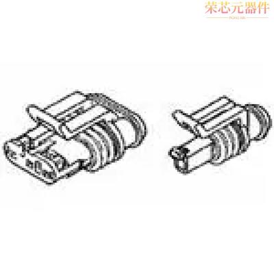 282087-2原装「CONN PLUG 3POS 1.5 SERIES GRAY」正品