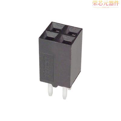 5-534206-2原装「CONN RCPT 4POS 0.1 GOLD PCB」正品