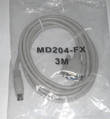 适用文本MD204/WE320/TD220与三菱PLC通迅线MD204-FX