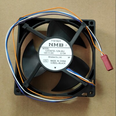 NMB 12V防水12539TE-12N-BU 0.13A 超静音风扇冰箱冷藏冷风机12.5