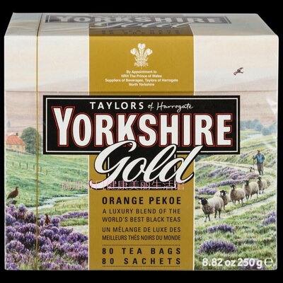 包邮加拿大约克郡金橙白毫茶