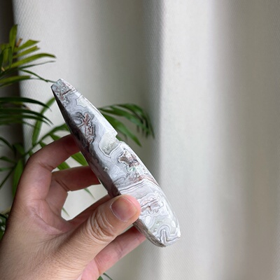 2墨西哥疯狂晶洞玛瑙火苗摆件120*67*27mm289g