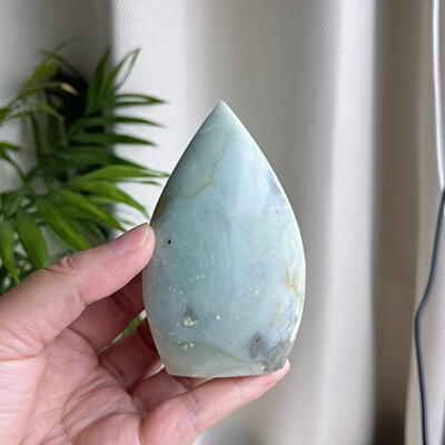 亚马y逊天空蓝火苗摆件62号89*54*27mm168g