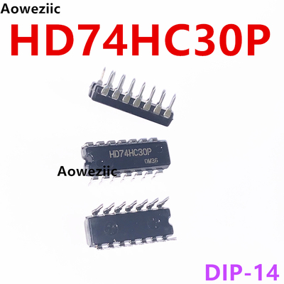 5个 HD74HC30P 直插 DIP-14 74HC30  逻辑 8 输入与非门 全新原装