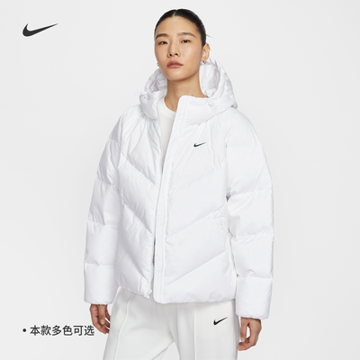 Nike耐克防风女子连帽羽绒服夹克