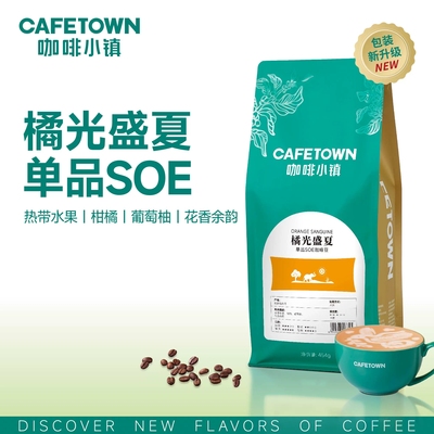 咖啡小镇埃塞俄比亚西达摩橘光盛夏单品soe意式咖啡豆美式454g