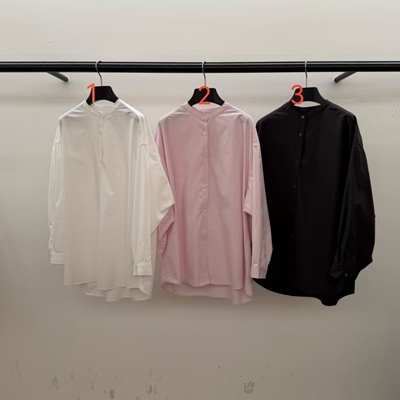 韩国东大门2026夏季新款ID-P宽松纯色休闲长袖衬衫