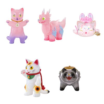 sofubi | 小夏屋 konatsu 猫吉拉 龙之子 睡猫 茶噶拉 樱花系列