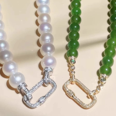 diy长款毛衣链项链万能扣配件