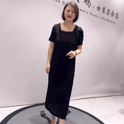 芮娜依莲夏季新款大码气质连衣裙