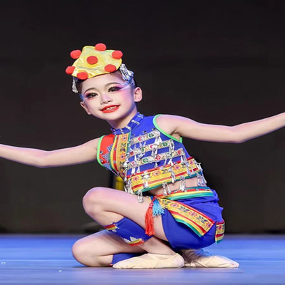 傣族舞蹈表演服装小花腰演出服