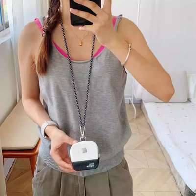 满5包 邮清仓福利~耳机包 挂链苹果耳机保护套斜挎挂脖迷你收纳包