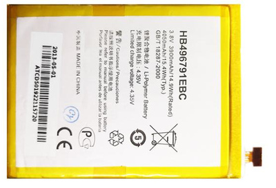 适用于 为HB496791EAW mate1 2 MT1-U06 T00 MT2-C00 L05 L02电池