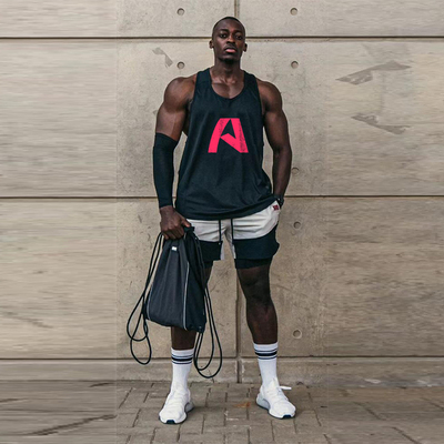 MCPW 肌肉背心速干高弹薄款工字训练运动健身衣服无袖t恤240403A